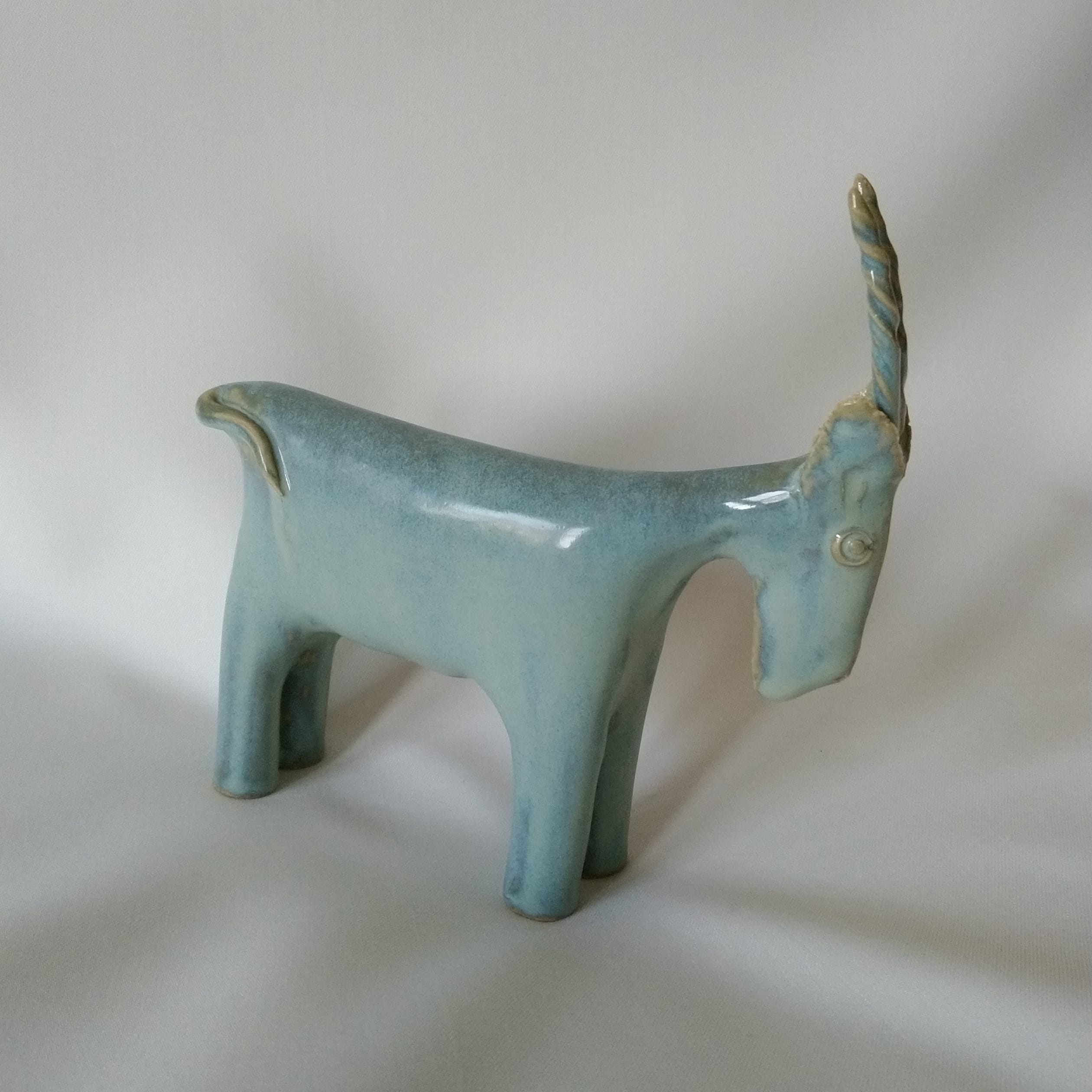 Goat - Green/Turquoise - Midlands Potters